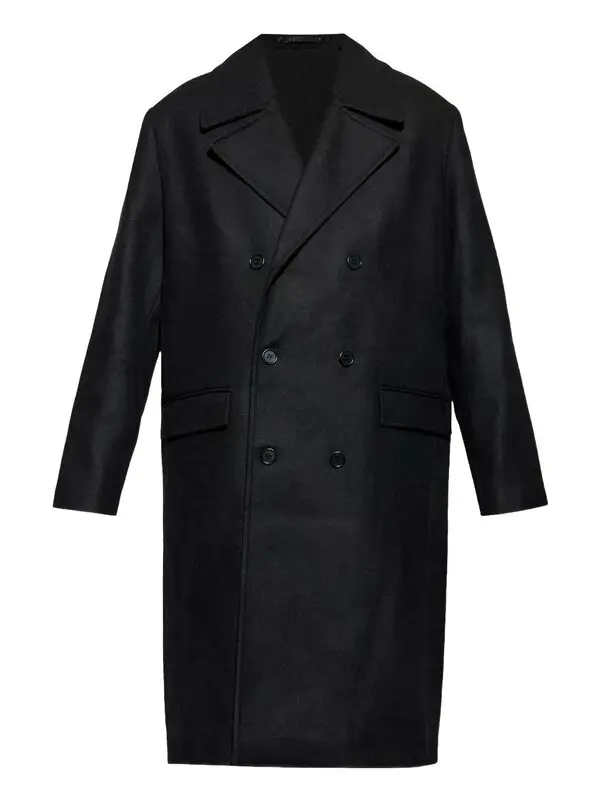ALLSAINTS Curran Double-breasted Coat - Black