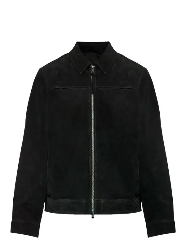 ALLSAINTS Rhone Zip-up Overshirt - Black