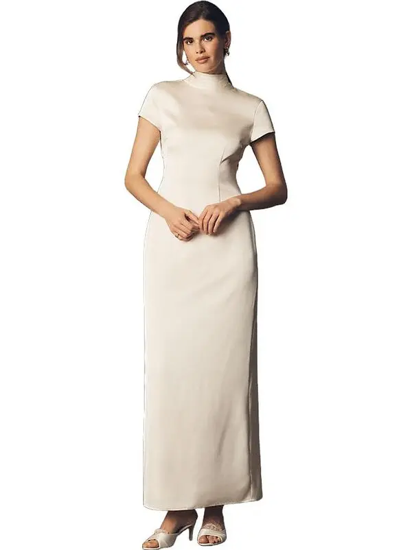 ELLIATT Ivalyn Column Maxi Dress - Ivory