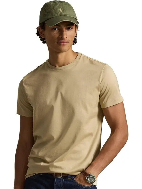 Ralph Lauren Standard Fit Lisle T-shirt - Coastal Beige