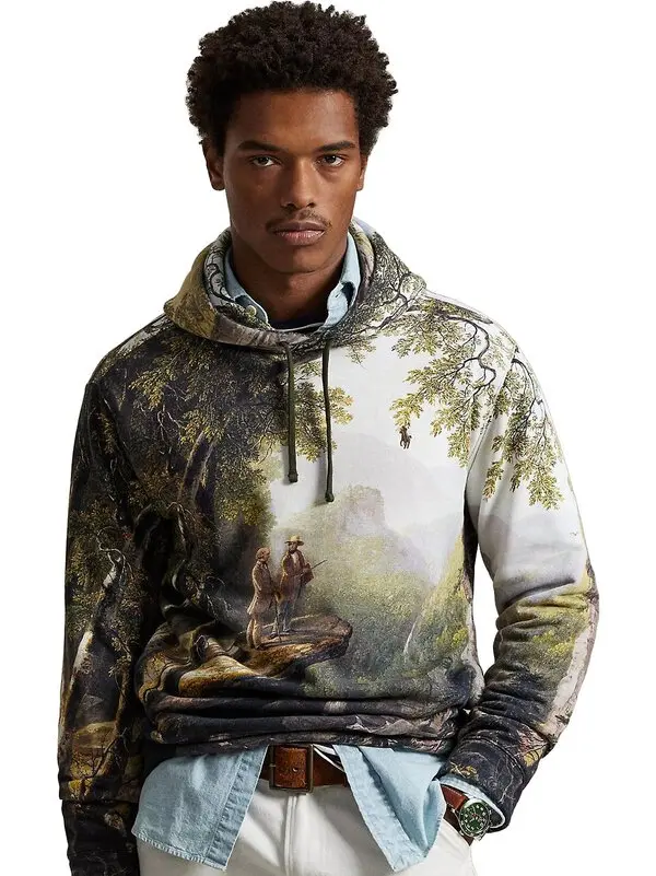 Ralph Lauren Printed Fleece Hoodie - Kindred Spirits
