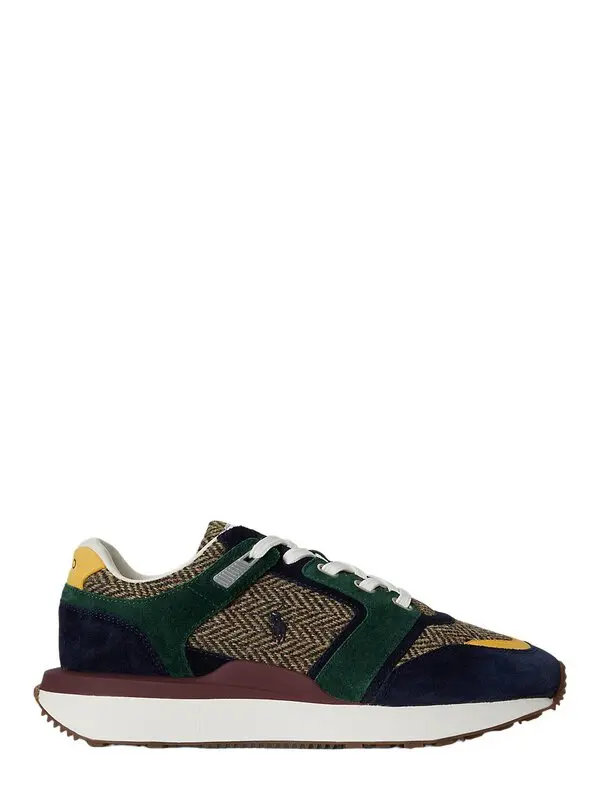 Ralph Lauren Train 89 V2 Harris Tweed Sneakers - Herringbone Multi