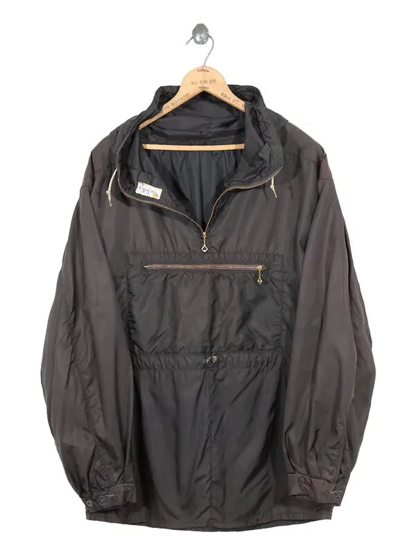 Ralph Lauren 1960s Anorak Pullover Jacket - Black