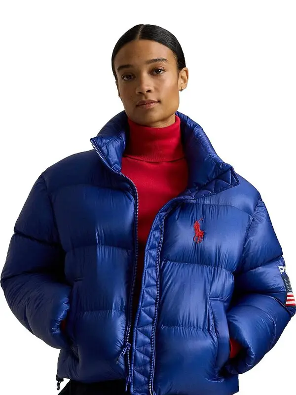 Ralph Lauren Flag Down Puffer Jacket - Saphire Star