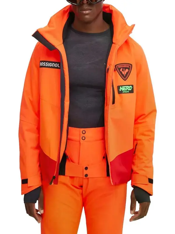 Rossignol Hooded Ski Jacket - Orange