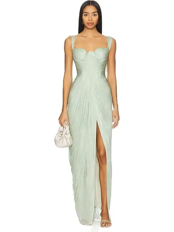 MARIA LUCIA HOHAN X Anais Dress - Aqua
