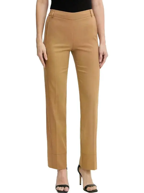 TWINSET Elasticated-waistband Trousers - Brown