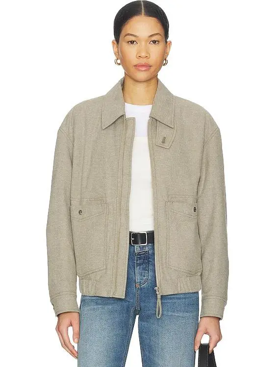 Closed Zipped Jacket - Silt Grey