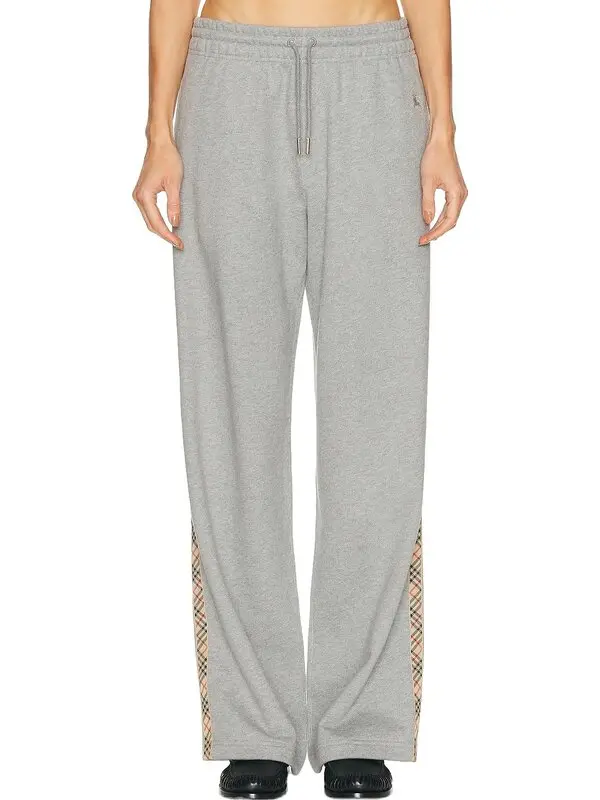 Burberry Jodie Sweatpant - Pale Grey Melange