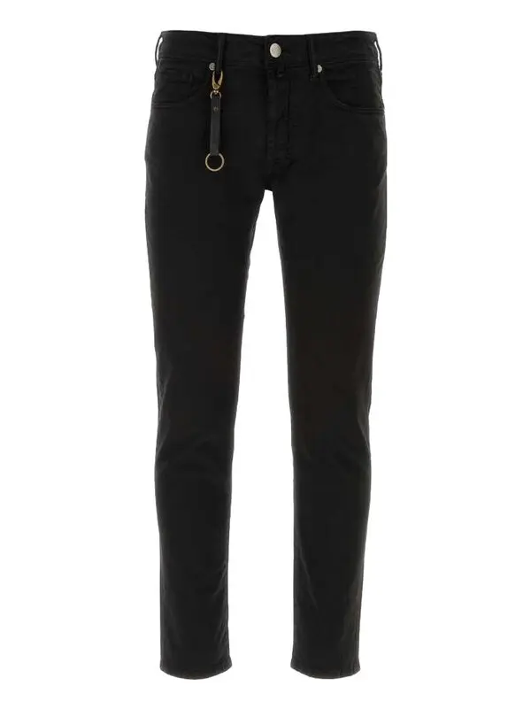 Incotex Stretch Cotton Pants - Black
