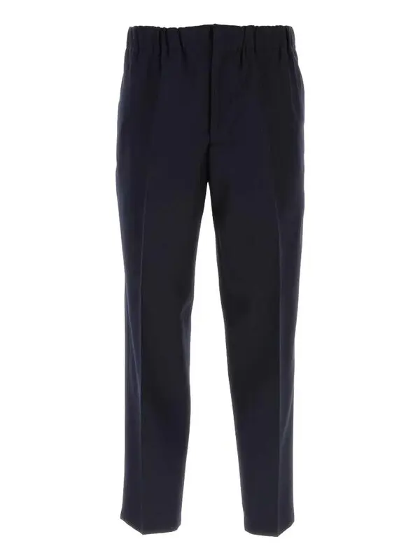 JIL SANDER Wool Pants - Blue