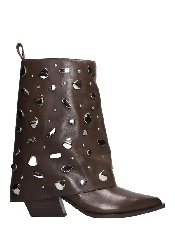 MARC ELLIS Texan Ankle Boots - Brown