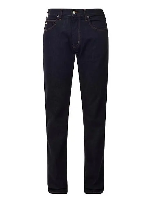 Emporio Armani Regular-fit Stretch-denim Jeans - Blue Denim