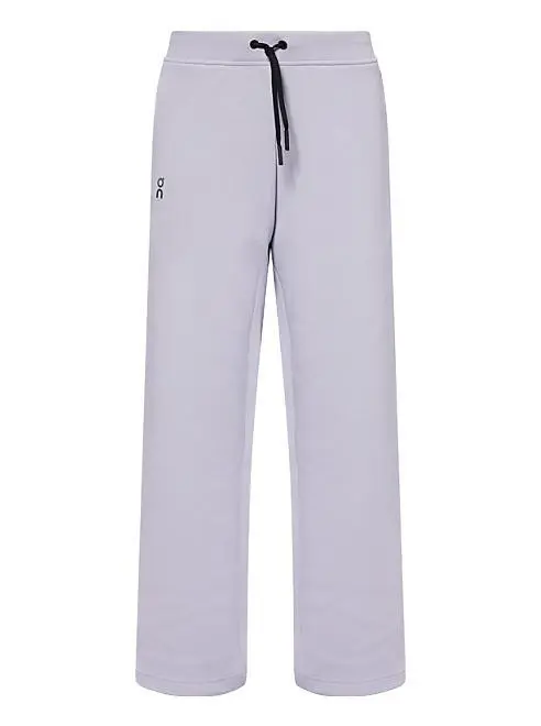 On Focus Tech Wide-leg Cotton-blend Jogging Bottoms - Lilac