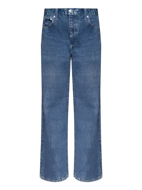 Rag & Bone Wide-leg Denim Trousers - Blue