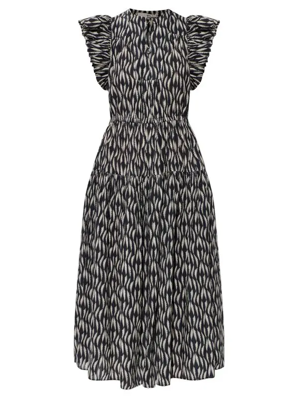 Ulla Johnson Kairi’ Midi Dress - Black