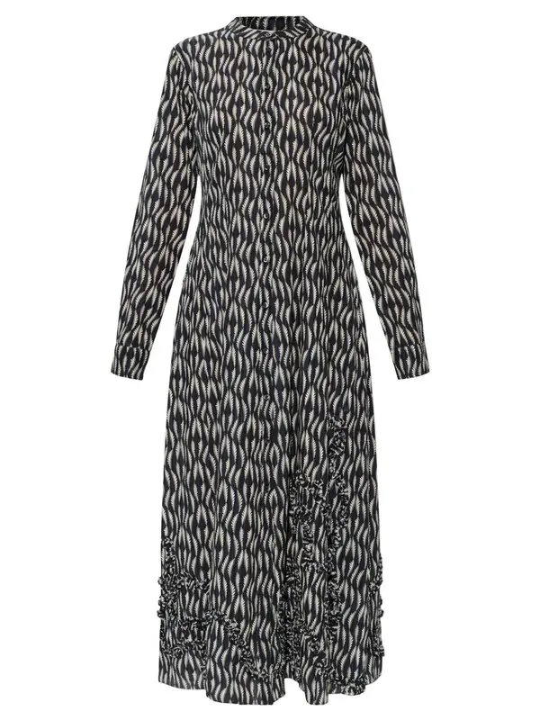 Ulla Johnson Laurentine Midi Dress - Black