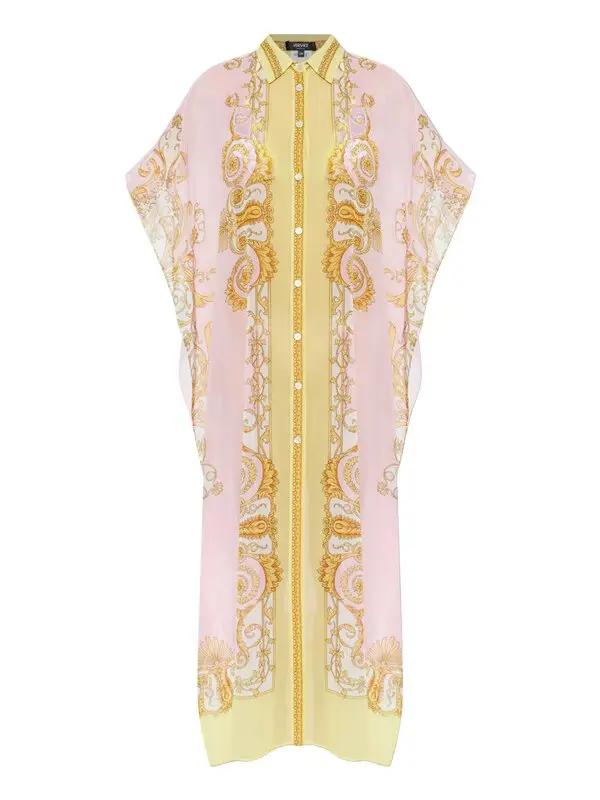Versace Baroque Printed Caftan - Multicolour