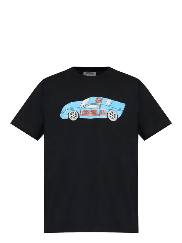 Moschino T-shirt With Print - Black