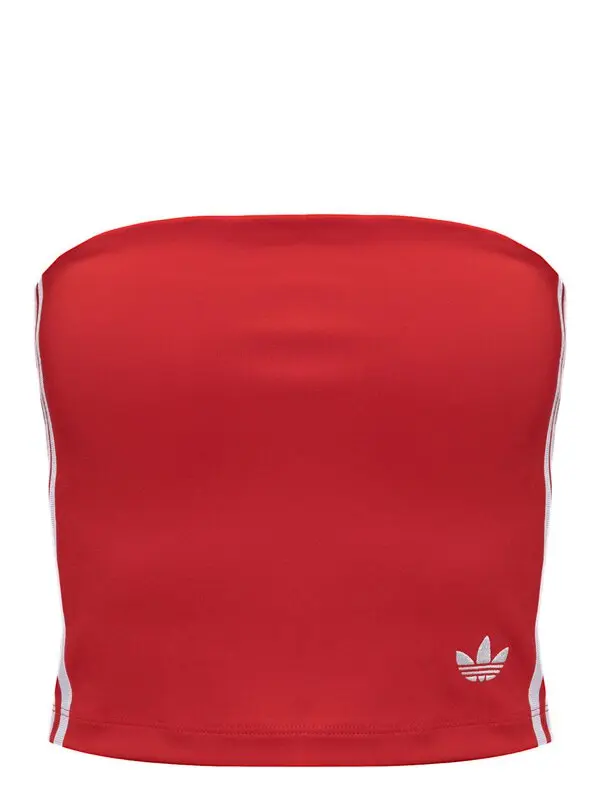 Adidas Originals By Alexander Wang Off-shoulder Top - Red
