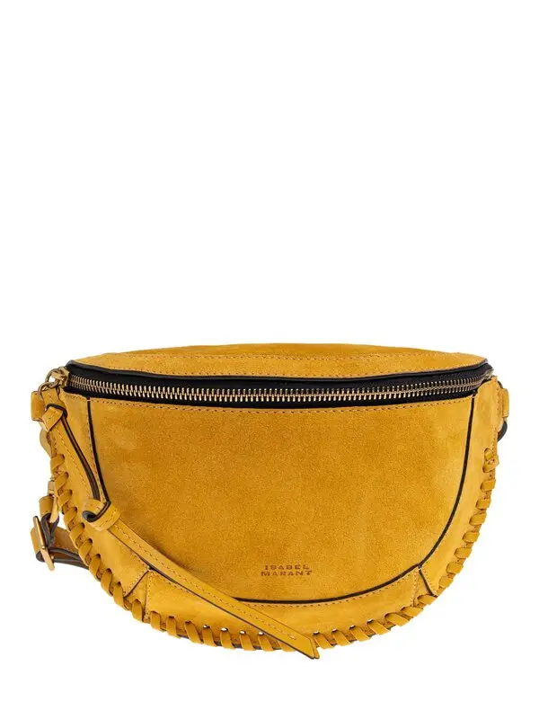 Isabel Marant Skano Suede Shoulder Bag - Yellow