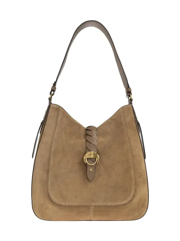 Isabel Marant Altay Hobo Shoulder Bag - Beige