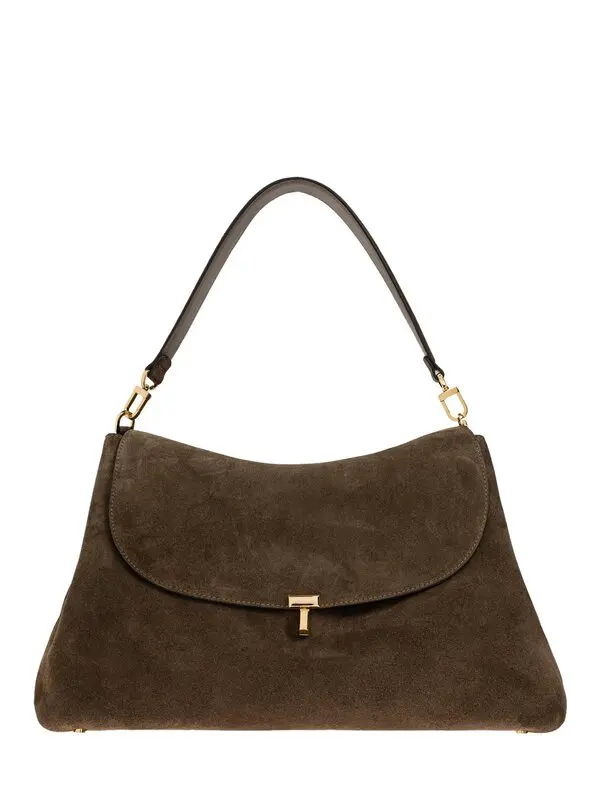 TOTEME Suede Shoulder Bag - Brown