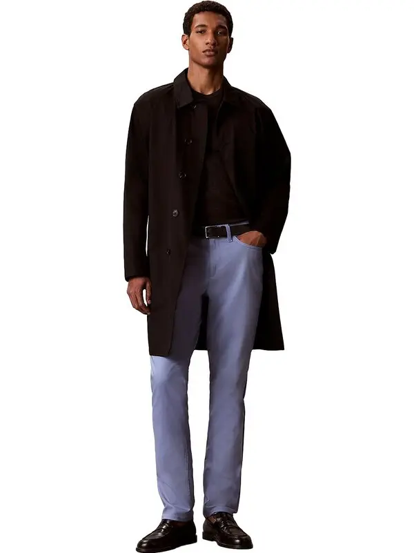 Calvin Klein Slim Fit 5-pocket Pant - Dusty Sailor Blue