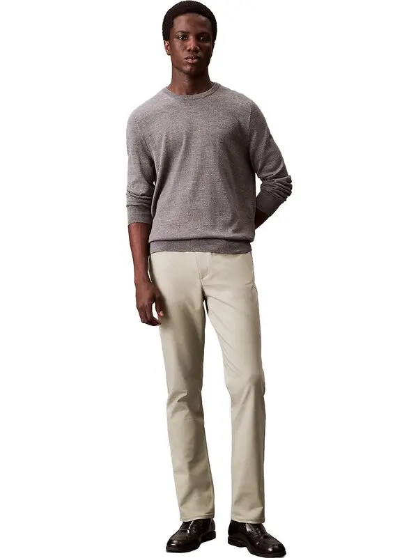 Calvin Klein Slim Fit 5-pocket Pant - Seagrass