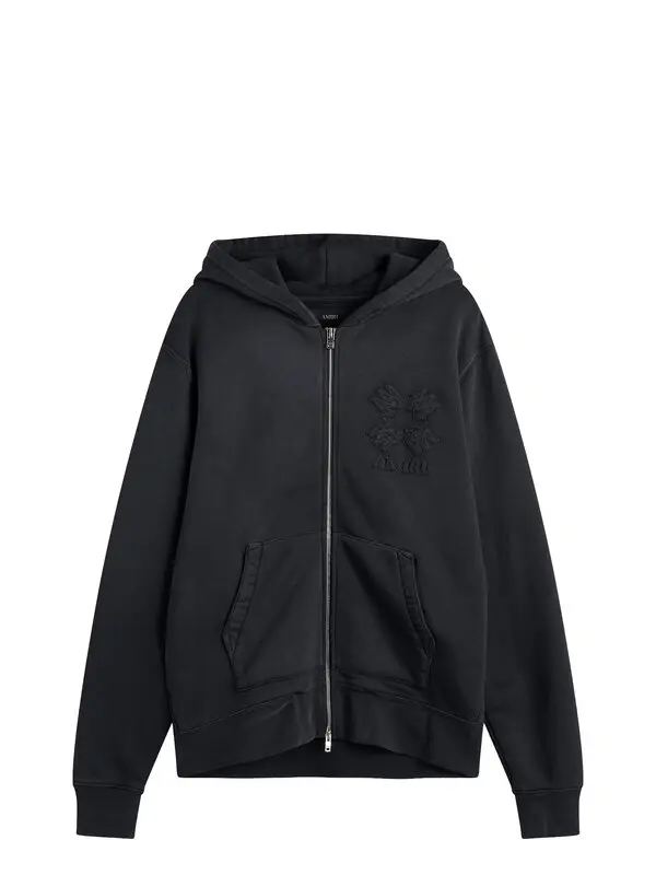 Amiri Ma Quad Zip Hoodie - Black