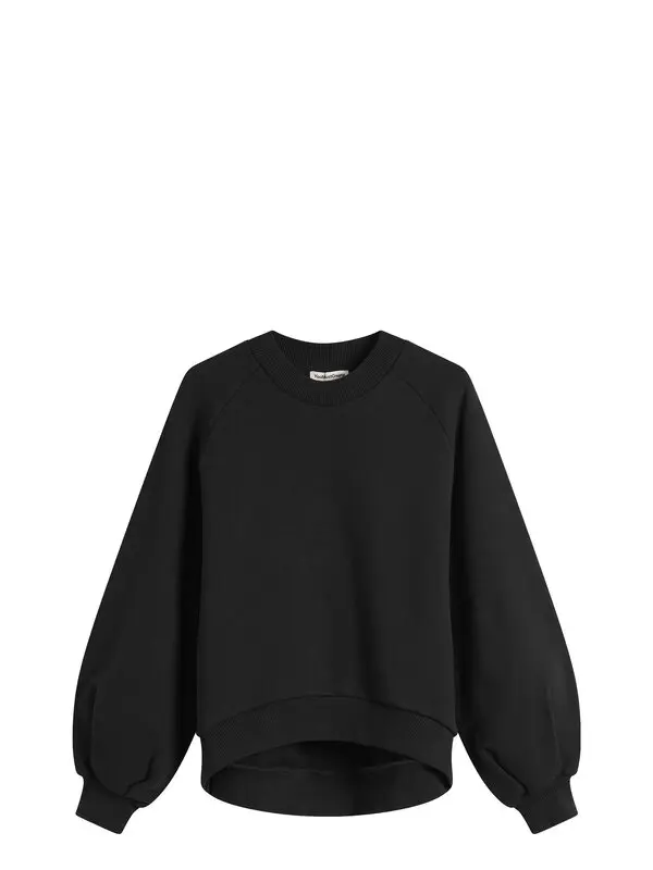 You Must Create Bellow Sleeve Sweatshirt - Black