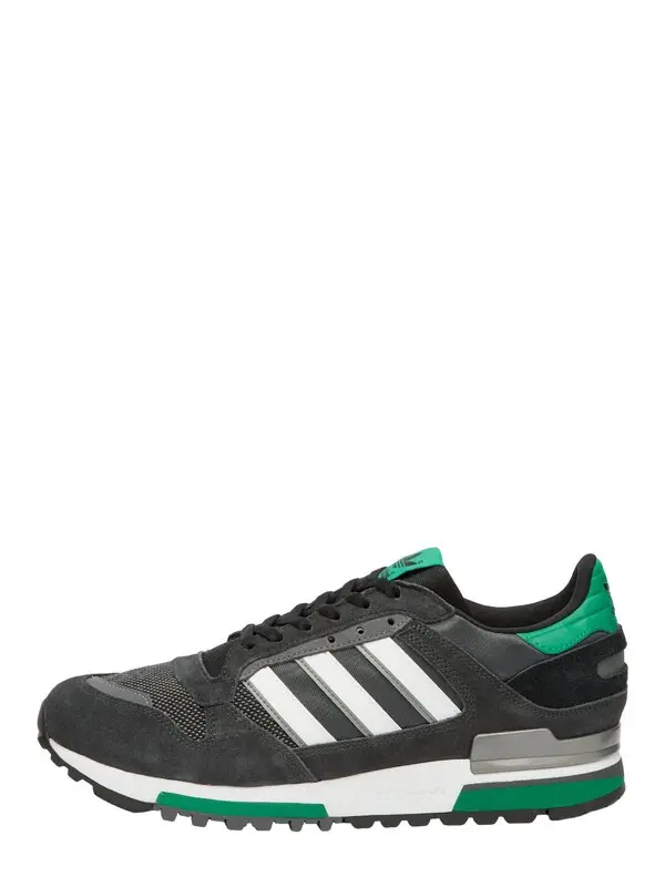 Adidas Zx 600 Sneaker - Carbon/ftwr White/bold Green
