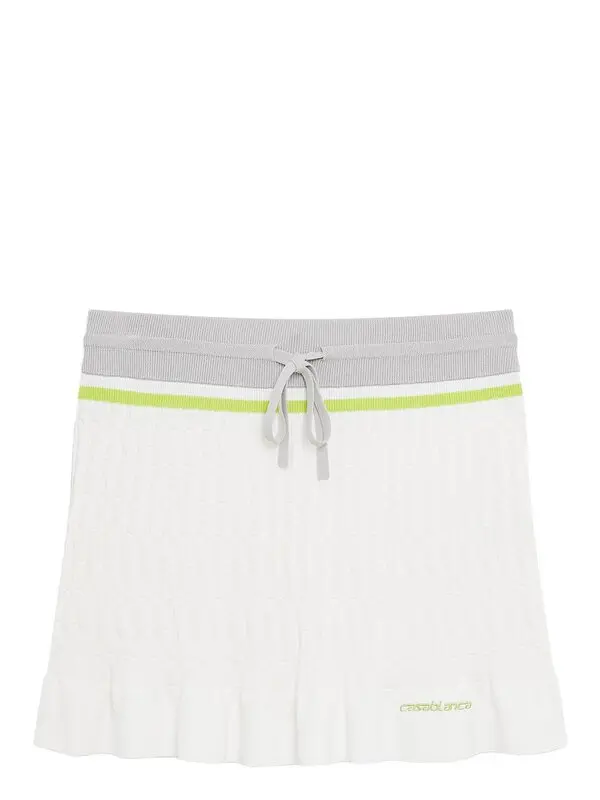 Casablanca Tennis Mini Skirt - Multicolor