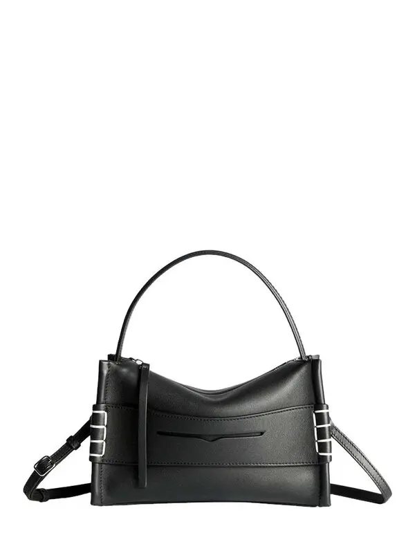 JW Anderson Small Leather Loafer Bag - Black