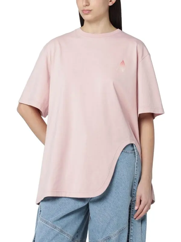 Attico T-shirt With Back Print - Pink