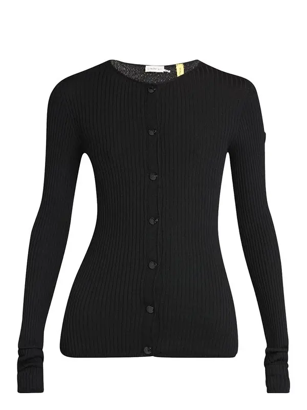 Moncler X Ee72 Edward Enninful Wool Cardigan - Black