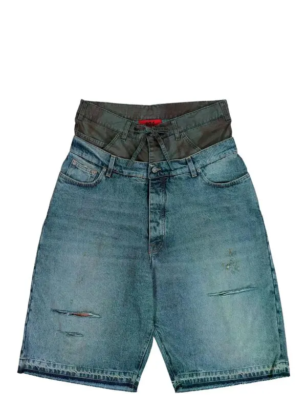 424 Double Big Daddy Shorts - Blue