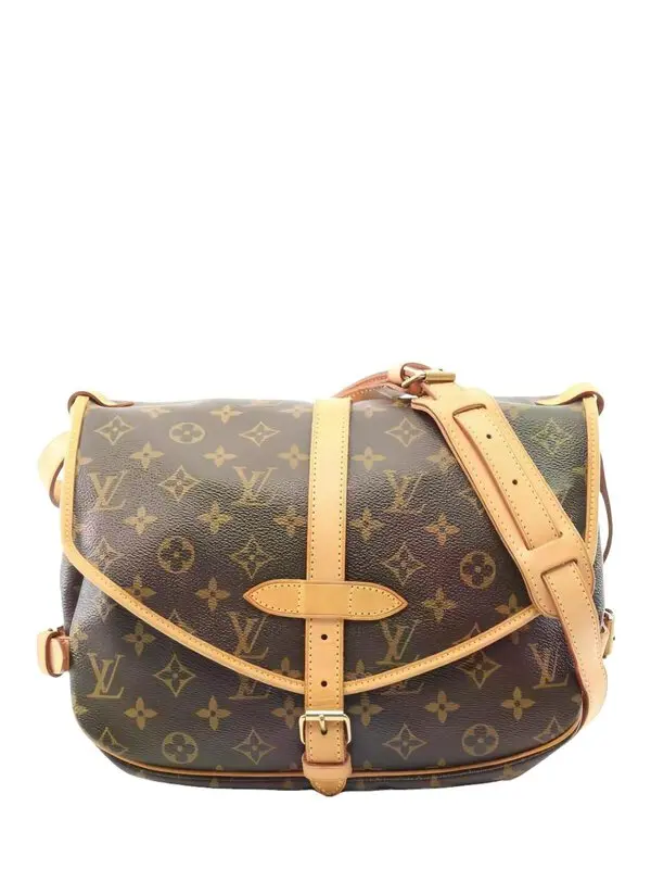 LOUIS VUITTON 2006 30 Saumur Shoulder Bag - Brown