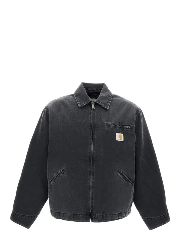 Carhartt Work In Progress Jacket Og Detroit - Black