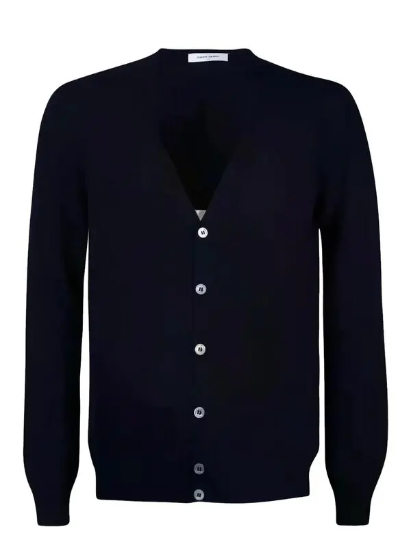 GRAN SASSO V-neck Cardigan - Blue