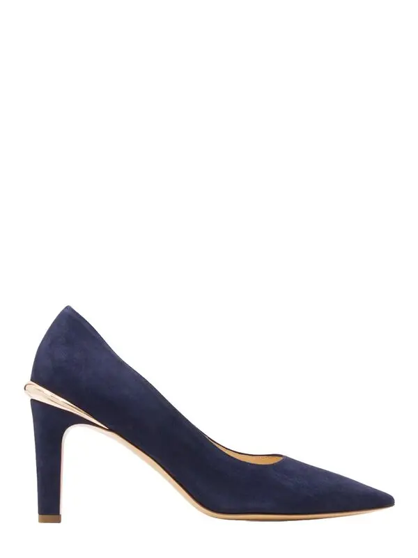 Gabriela Hearst Edwina High Heel Stiletto Pumps - Navy