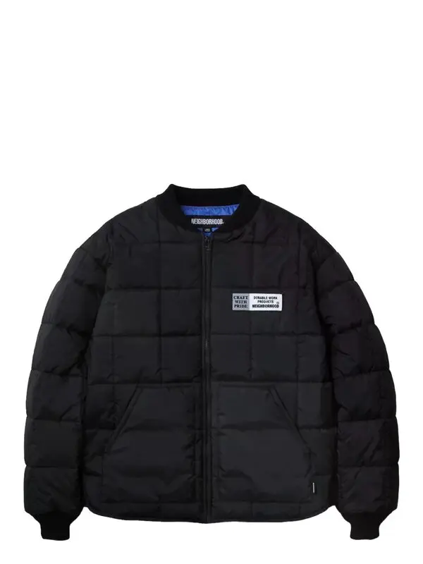 NEIGHBORHOOD Quilted Zip Jacket - Black