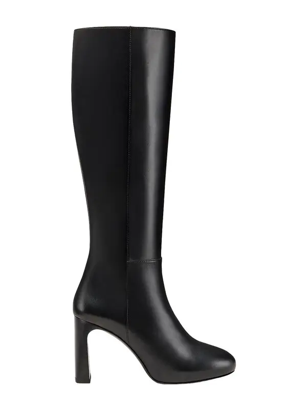 STUART WEITZMAN 90mm Babette Leather Platform Boots - Black