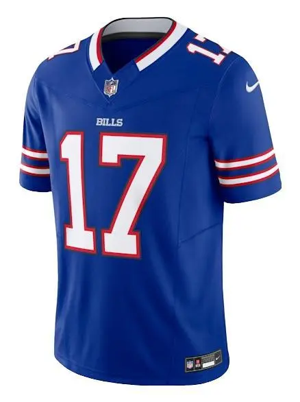 Nike X Nfl Buffalo Bills Josh Allen 17 Tee Shirt - Game Royal