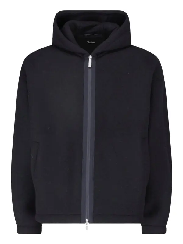 Stone Island Soft Shell-r E.dye® Technology Hooded Jacket - Black