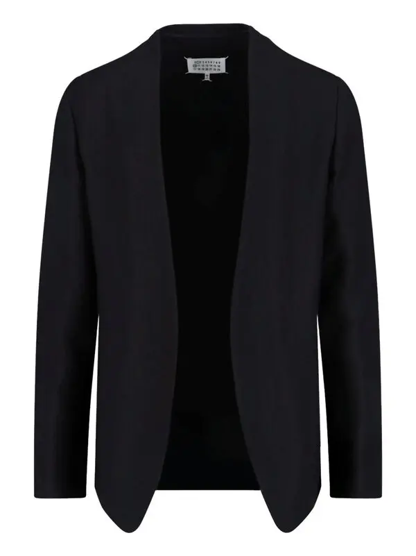 Max Mara Virgin Wool Blazer - Black