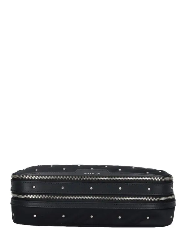 ANYA HINDMARCH Studded Make-up Clutch Bag - Black
