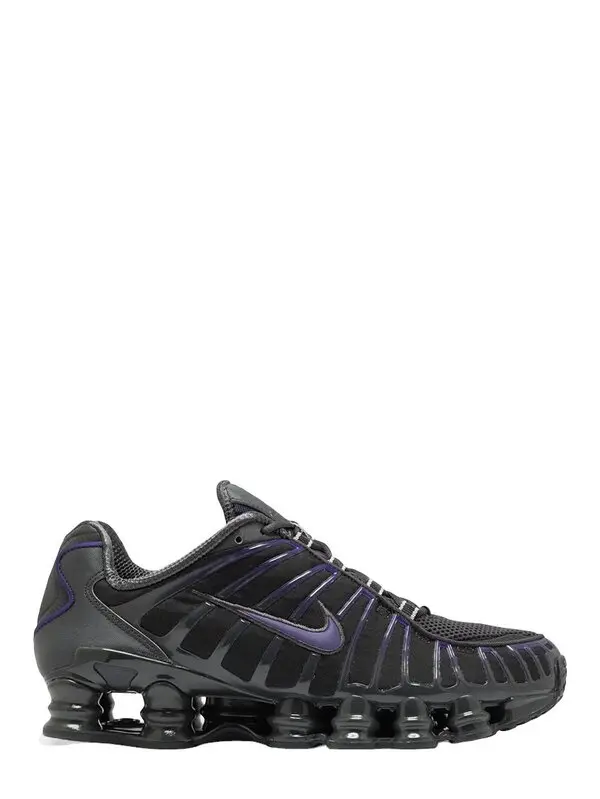 Nike Shox Tlin Athletic Sneakers - Dark Smoke Grey/court Purple