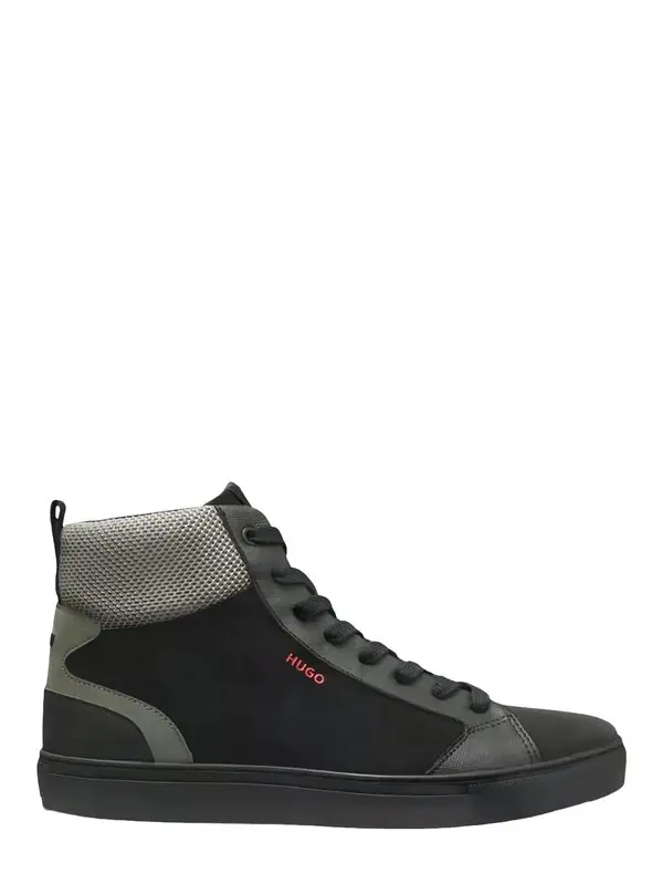 Hugo Morrie High-top Sneakers - Black