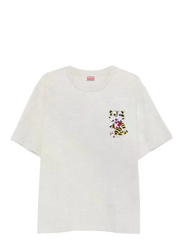 Kenzo Embroidered T-shirt - Grey